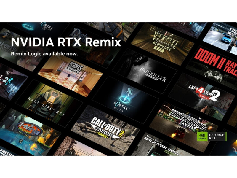 NVIDIA’dan Büyük Güncelleme: RTX Remix Logic Yayında, DLSS Desteği Half ...